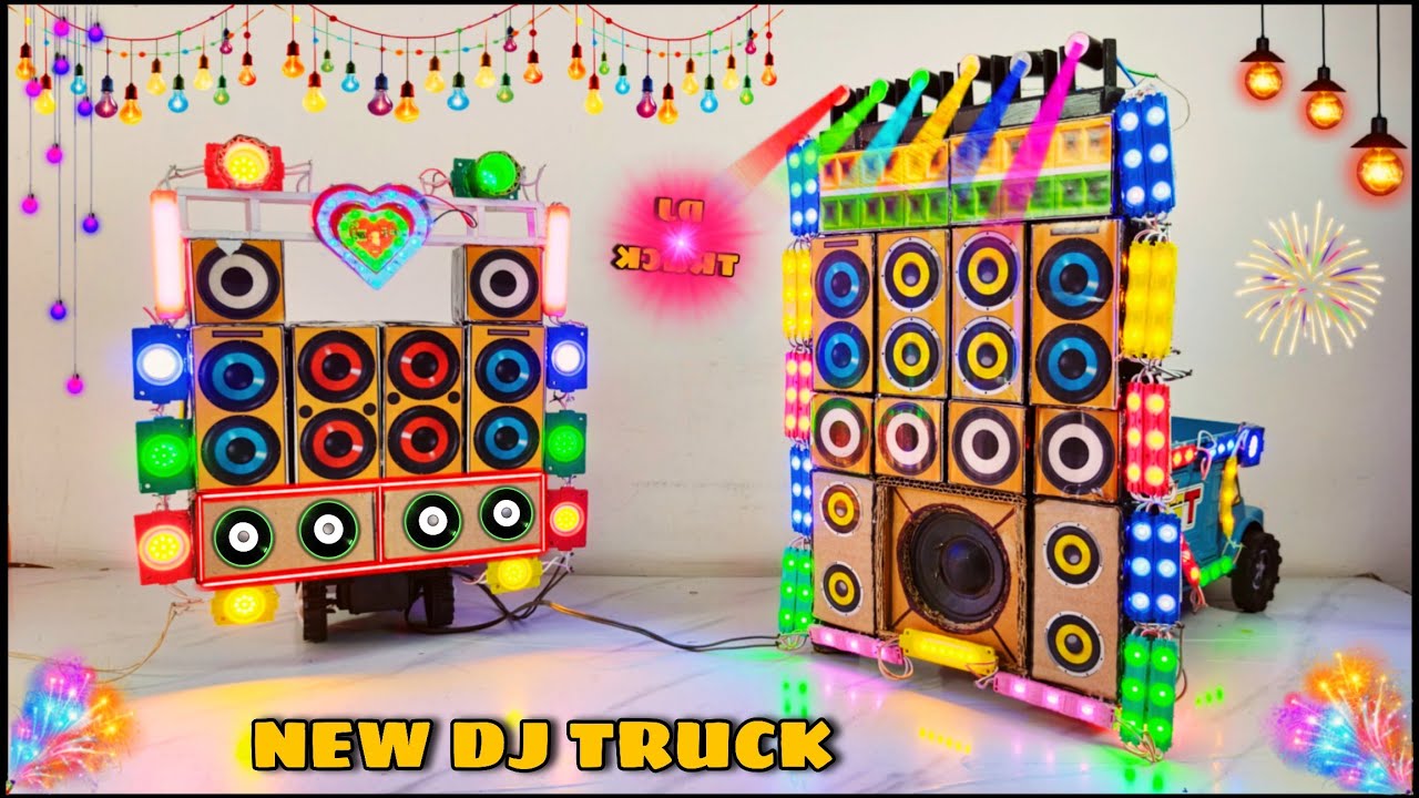 Mini DJ Truck Making | New Mini DJ Eicher | At-Home DIY DJ Gadi Project ...