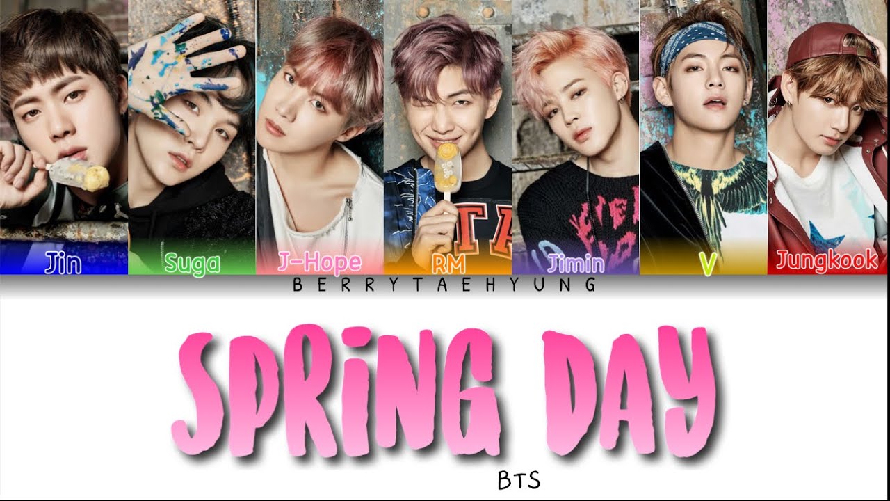 BTS (방탄소년단) - Spring Day (Han/Rom/Eng Colour Coded Lyrics) - YouTube
