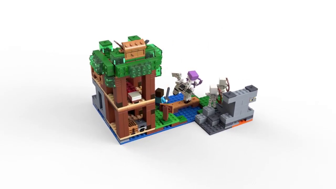 LEGO 21146 The Skeleton Attack - LEGO Minecraft - YouTube