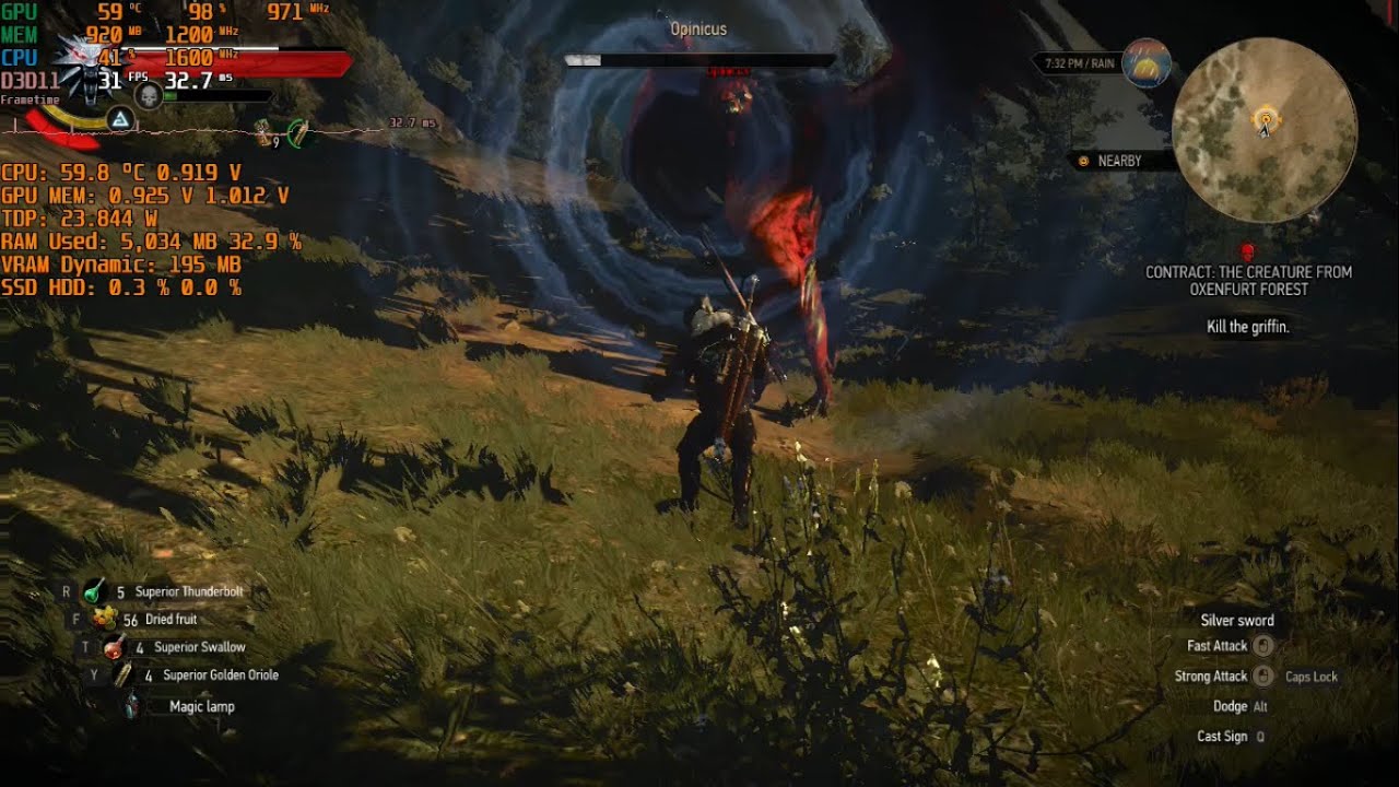 The Witcher 3: Wild Hunt | Ryzen™ 5 2500U | Vega 8 | Acer A315-41 - YouTube