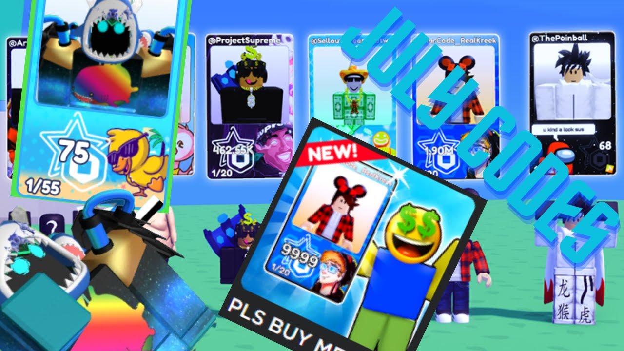 PLS Buy Me Codes July 2023 - YouTube