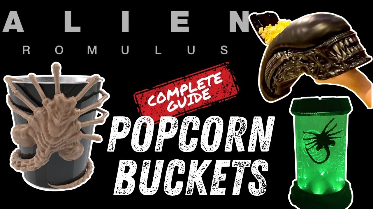 (ALL) Alien: Romulus Popcorn Buckets at AMC, Regal, and Cinemark - YouTube