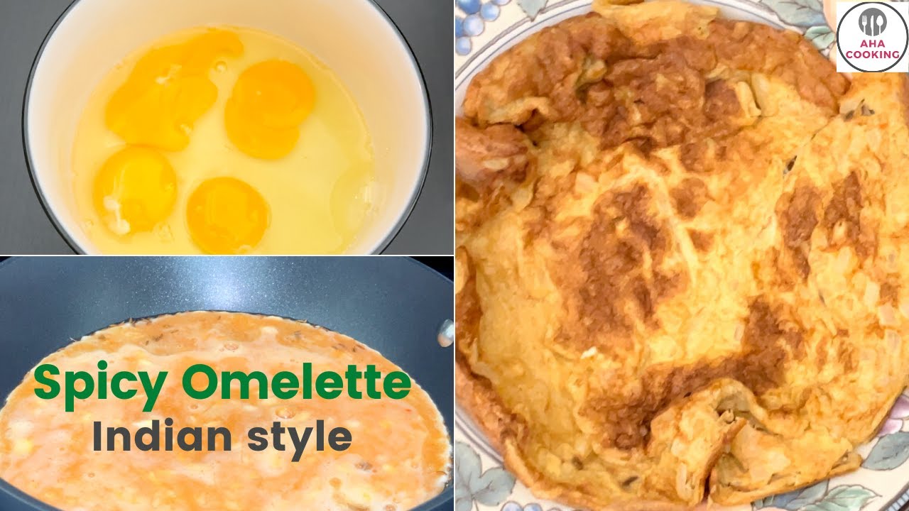 How to make perfect Indian Style Omelette - YouTube