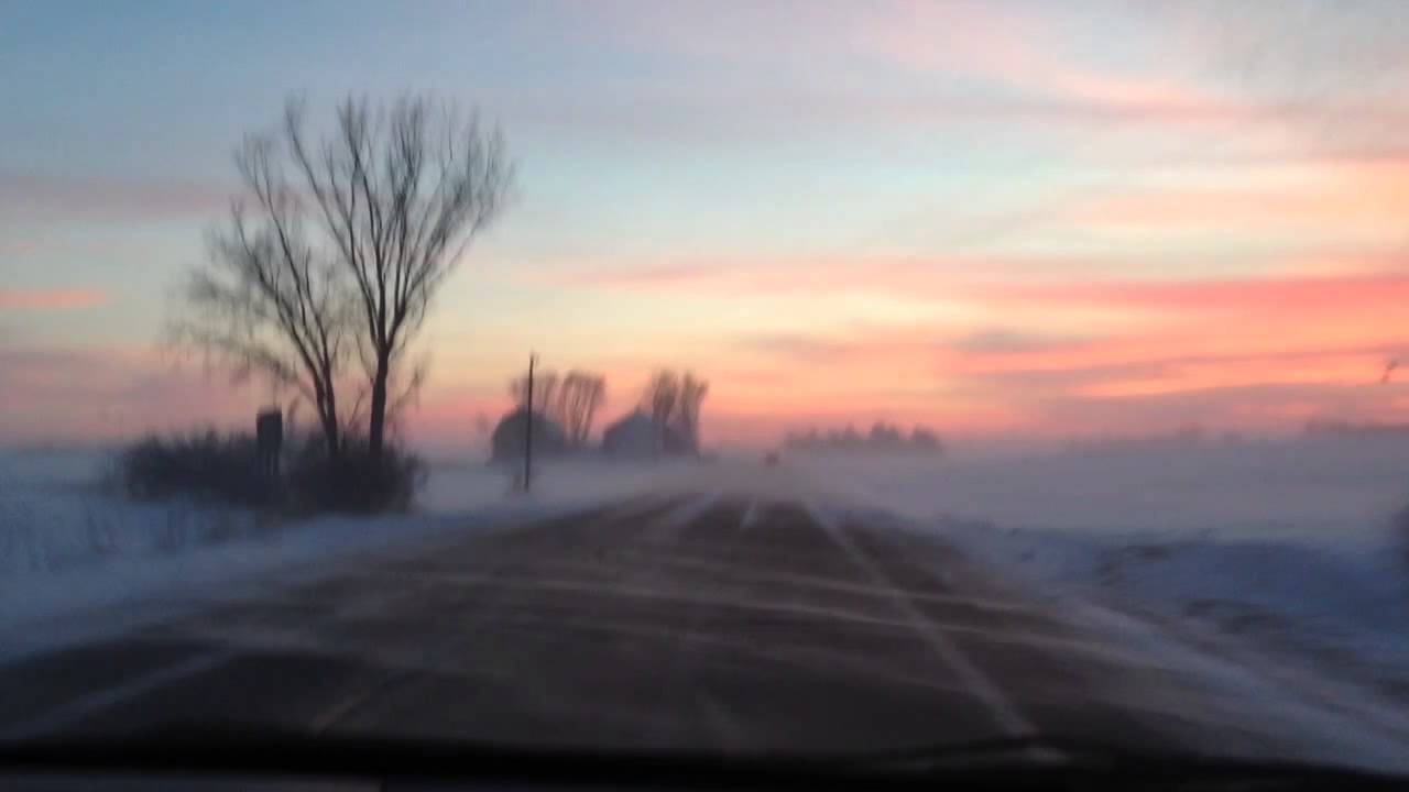 Driving in Rural Wisconsin in the Winter - YouTube