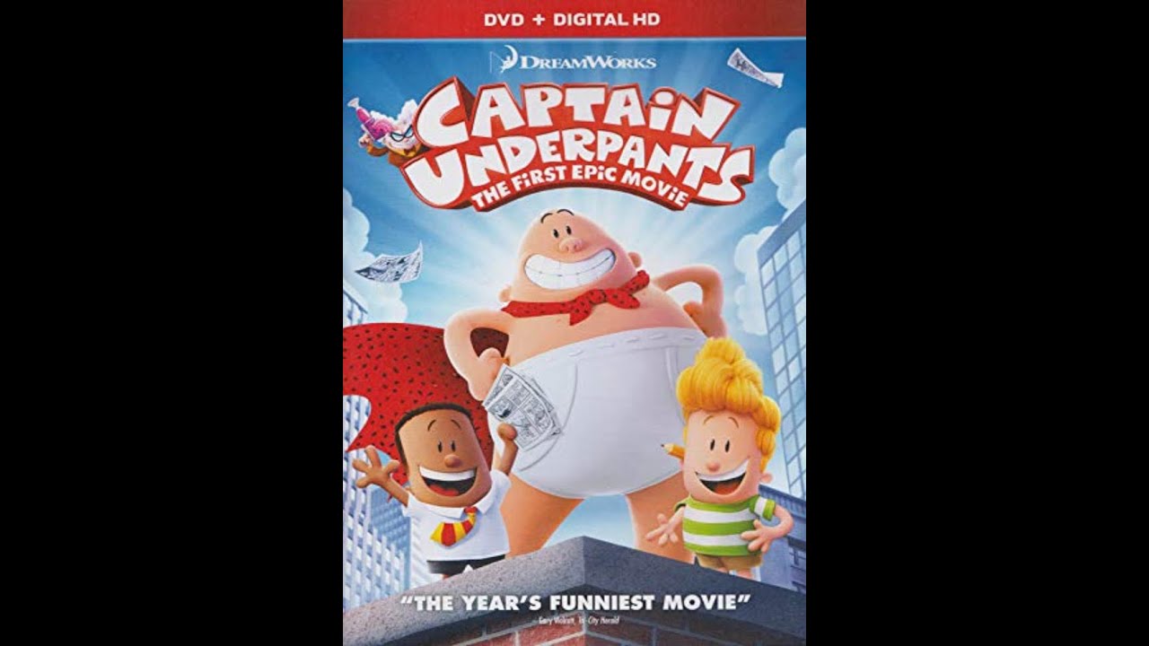 Opening to Captain Underpants The First Epic Movie 2017 Disney DVD ...