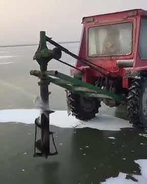 Бур для зимней рыбалки! - YouTube