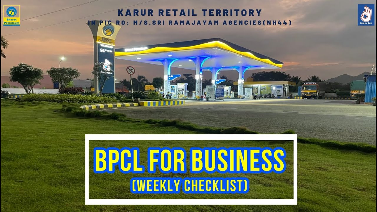 Weekly Checklist - BPCL For Business - YouTube