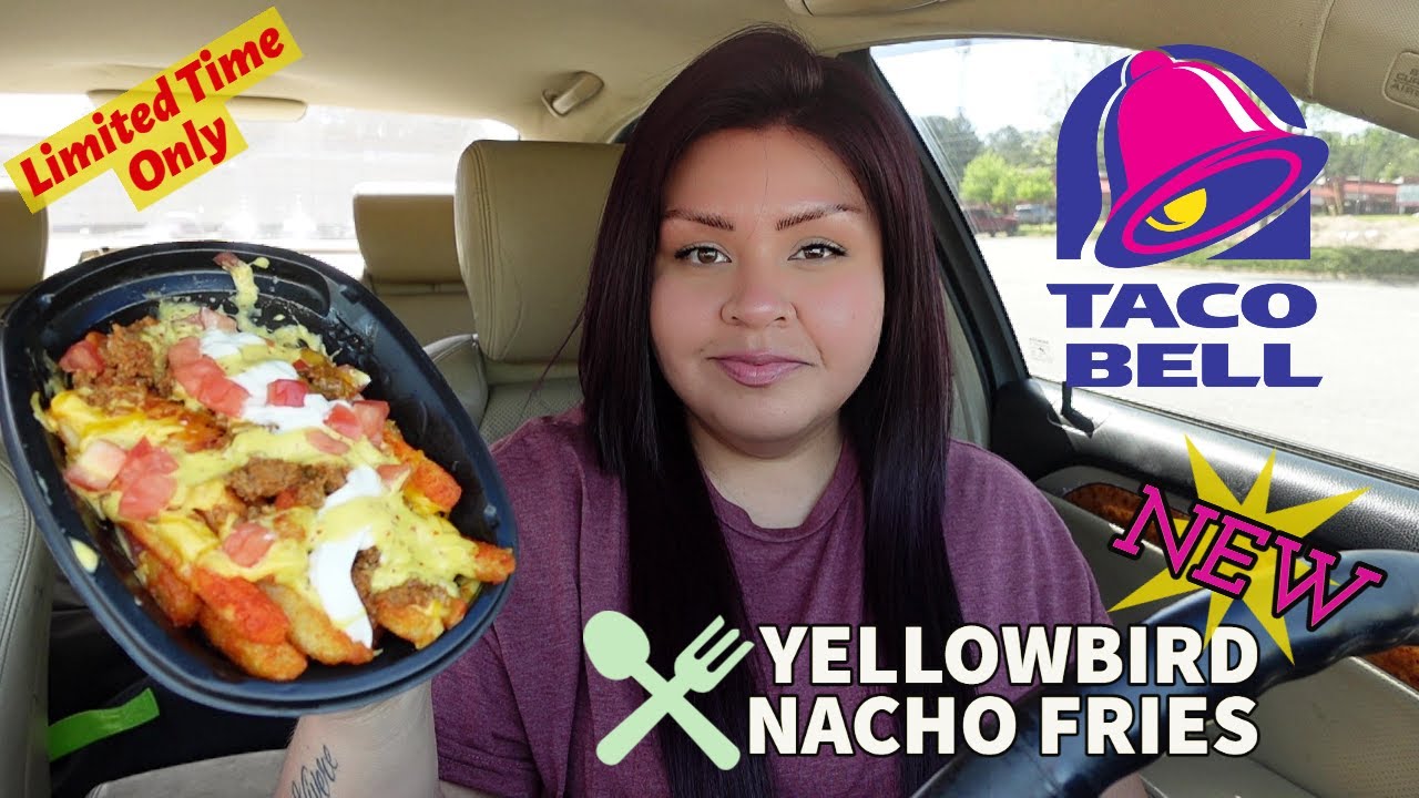 TACOBELL'S NEW YELLOWBIRD NACHO FRIES REVIEW 2023 | SPICY OR NOT? EAT ...