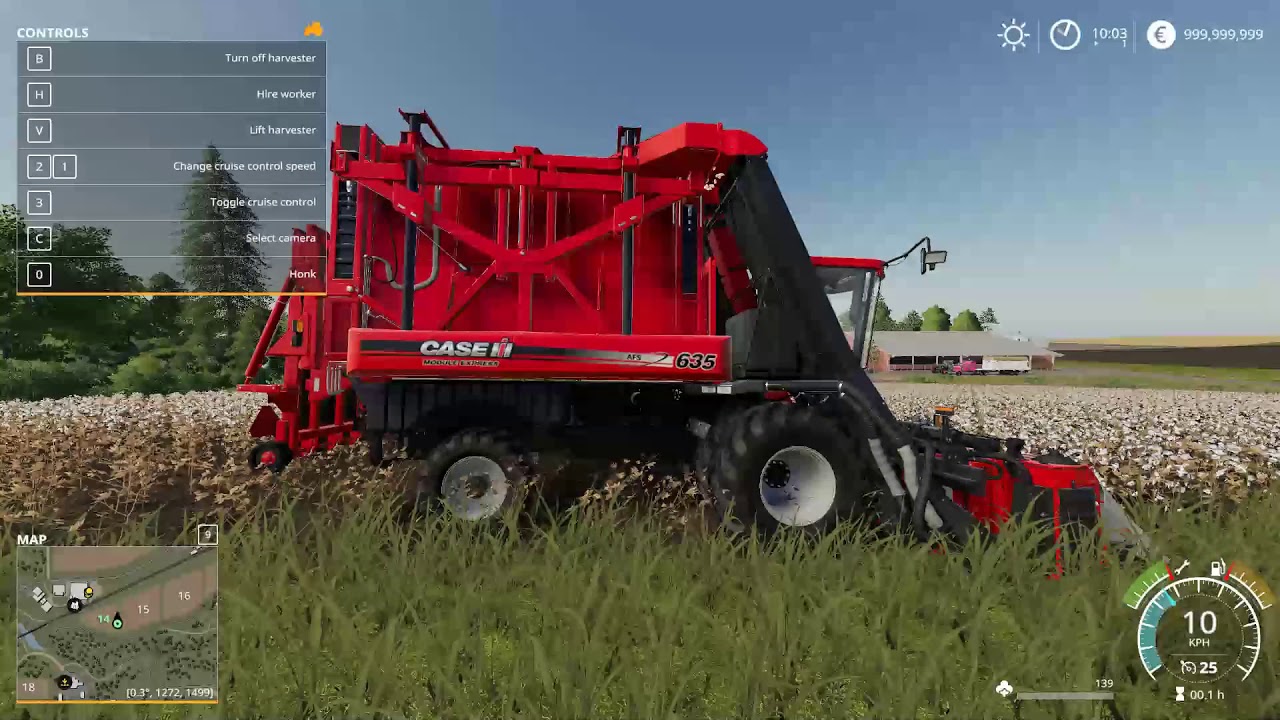 Cotton Technology Part 1/2: Harvesting! (Farming Simulator 2019) - YouTube
