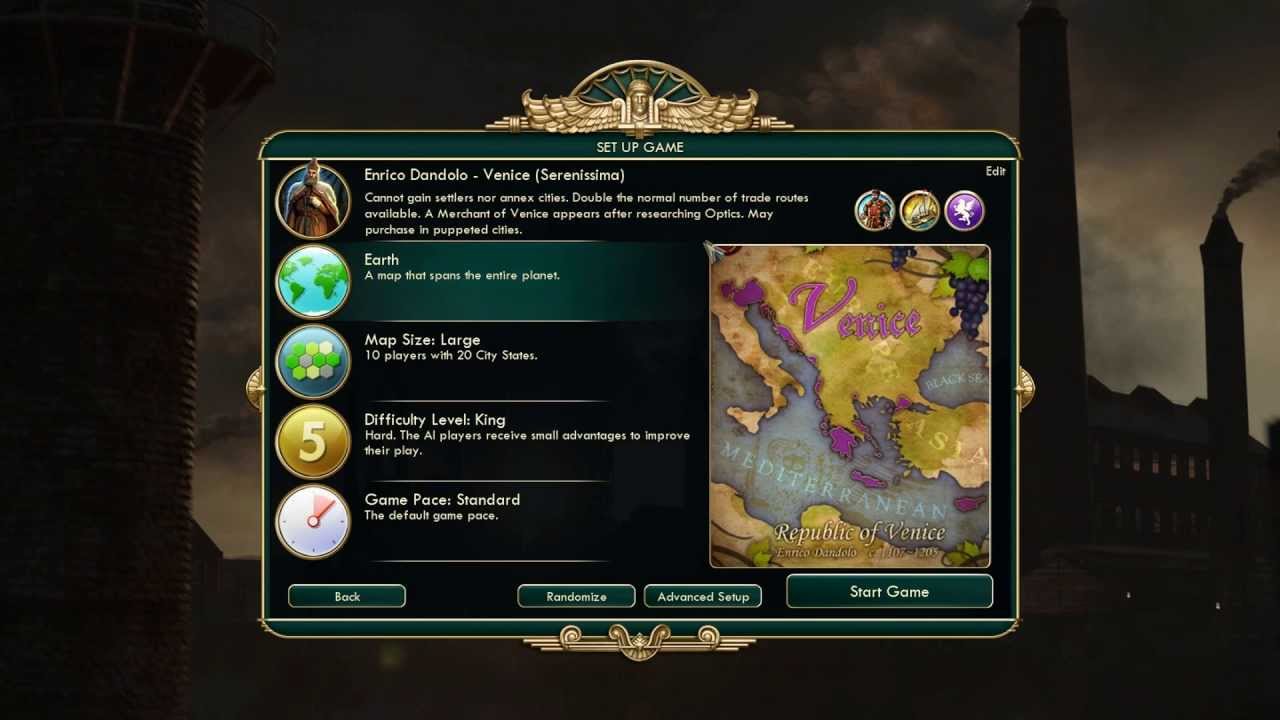 Civilization V - Venice Walkthrough 1080p! PC - YouTube