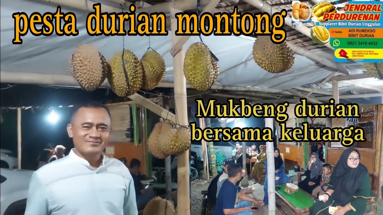 Durian Montong chane parigi‼️Mukbeng durian bareng keluarga - YouTube