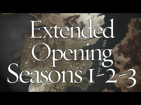 Game of Thrones : Extended Opening (Castles from Seasons 1-2-3)