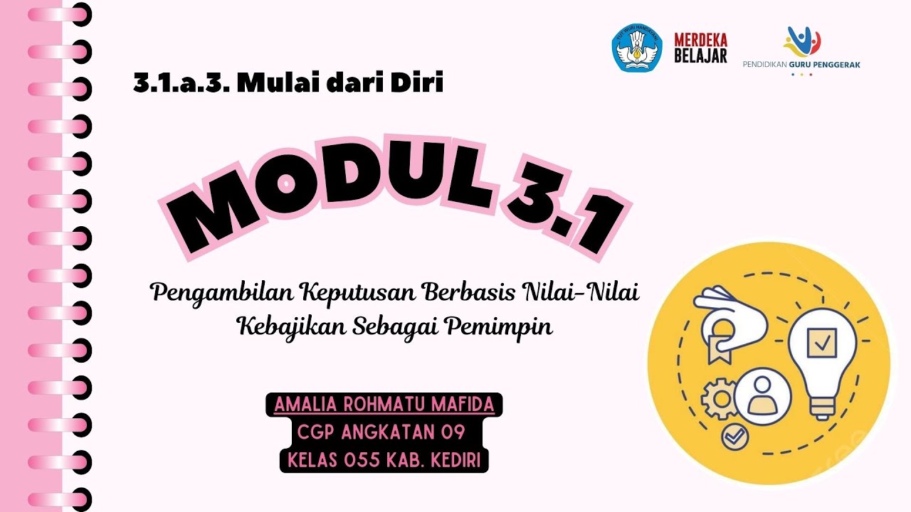 3.1.a.3 Mulai dari Diri - Modul 3.1 - YouTube