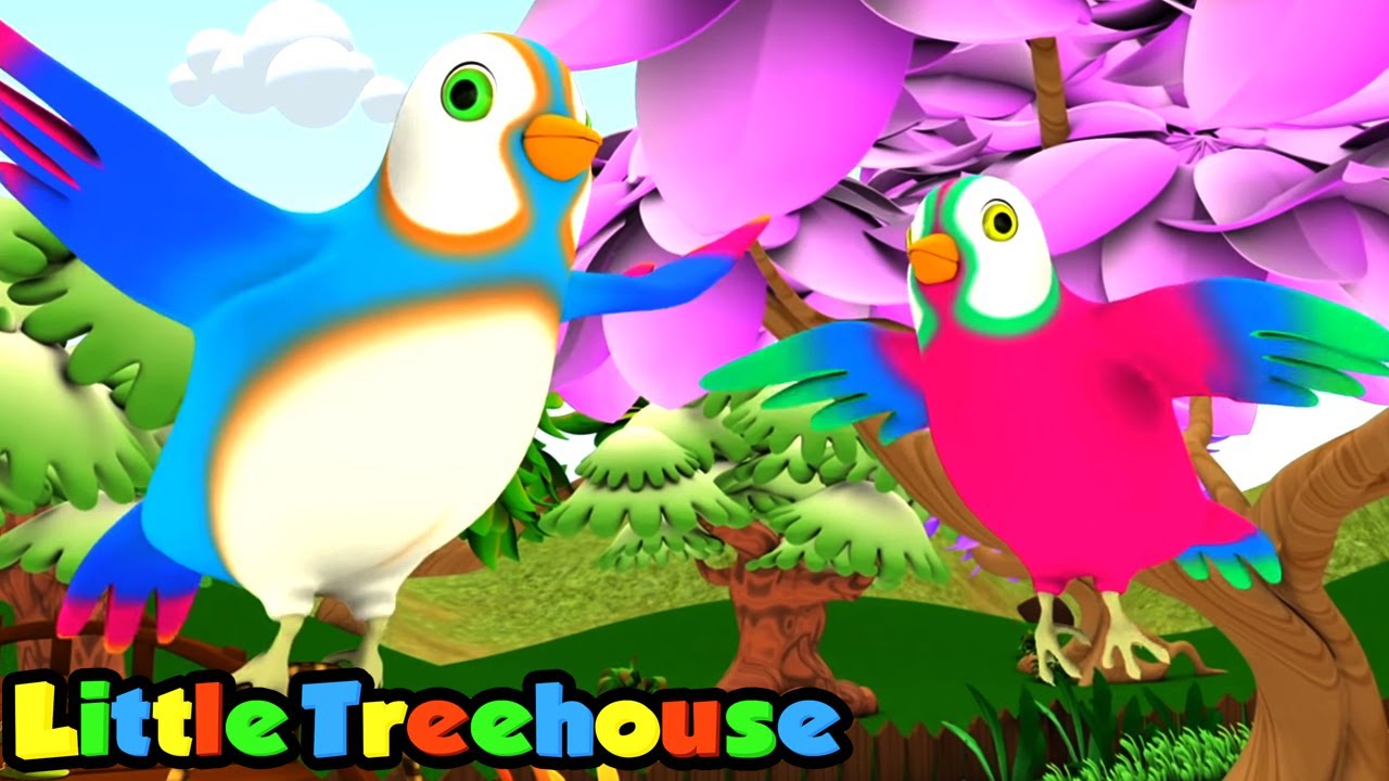 Dois passarinhos | Canção infantil | Rima | Little Treehouse Português ...