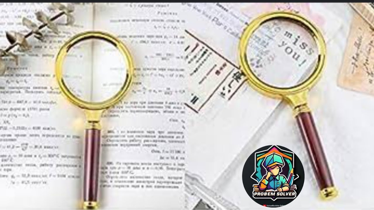 How to use A magnifying glass professionaly - YouTube