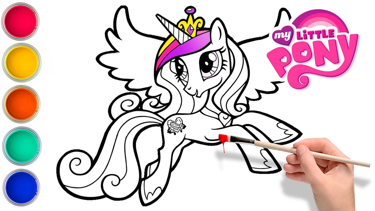 Magical Art: Creating Beautiful My Little Pony Masterpieces with Paints ...