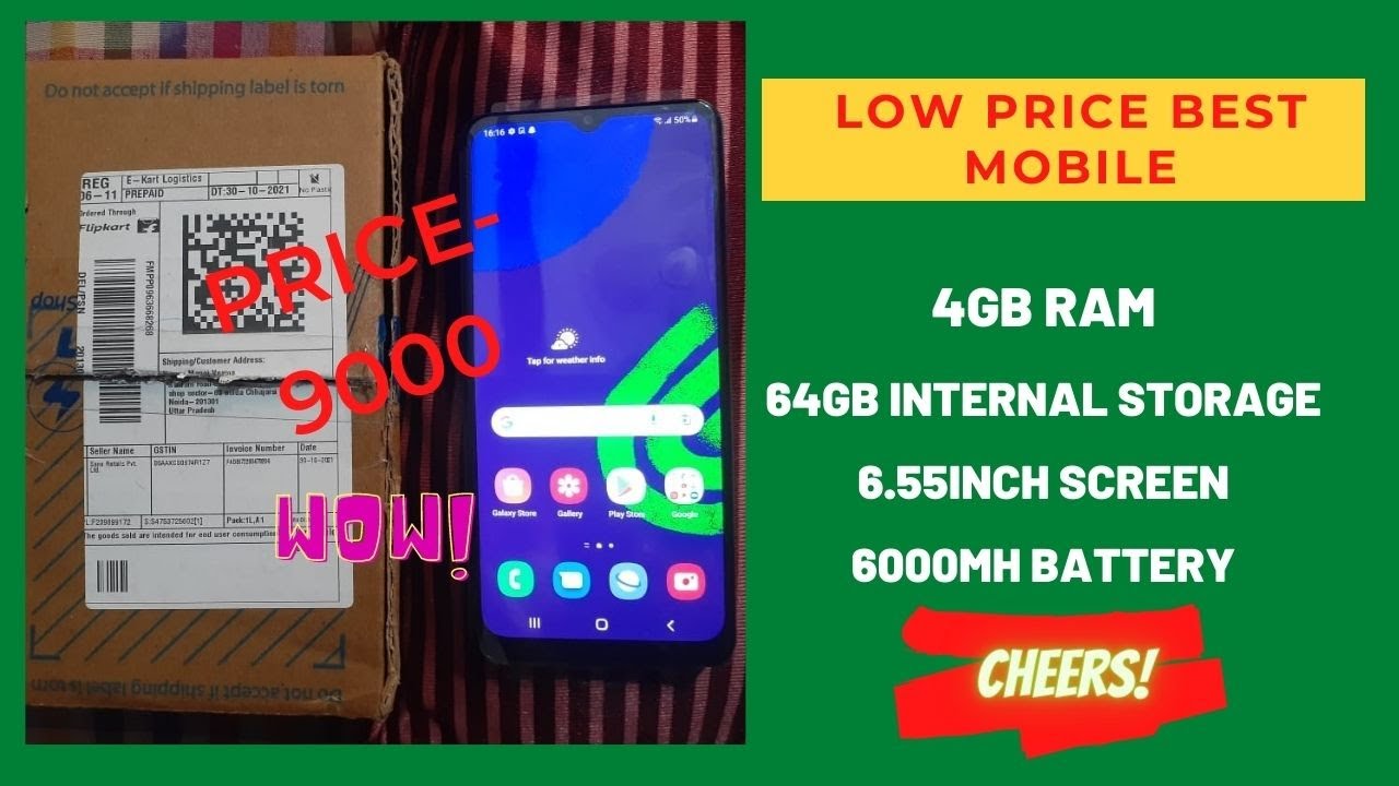 SAMSUNG GALAXY F12 MOBILE UNBOXING| 9000 MAI BEST PHONE KHARIDE ...