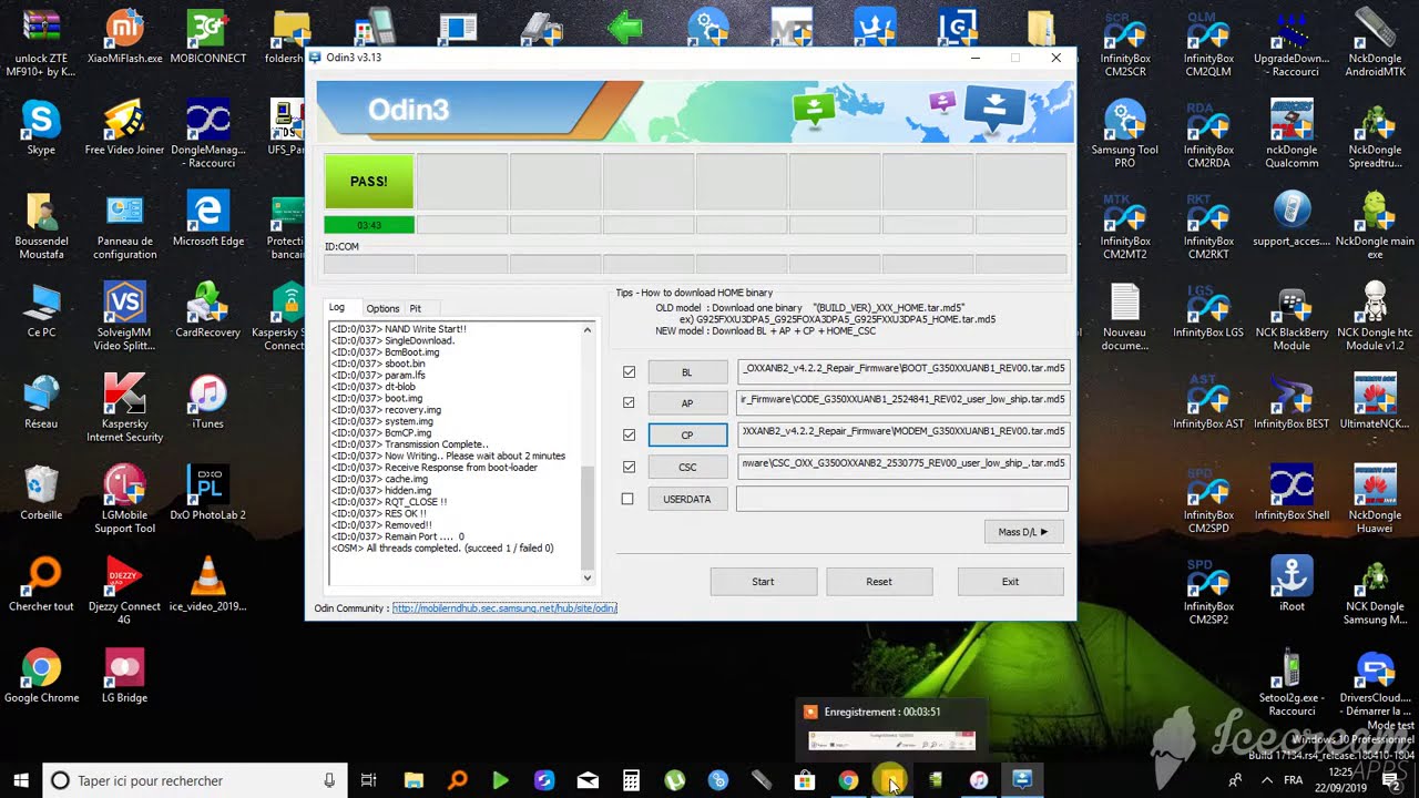 How to Flash Any Samsung Mobile Using Odin Flasher for Example G350F ...