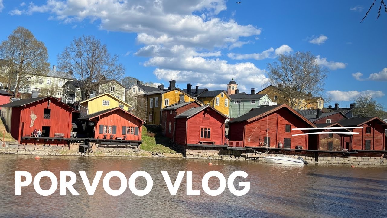 Helsinki to porvoo 🤟🏼|| one day trip || old town city 🏠 || chocolate ...