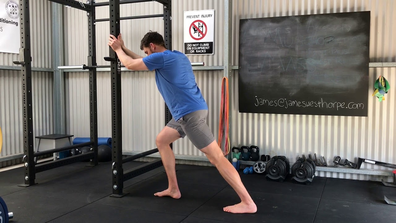 Gastrocnemius Stretch - YouTube