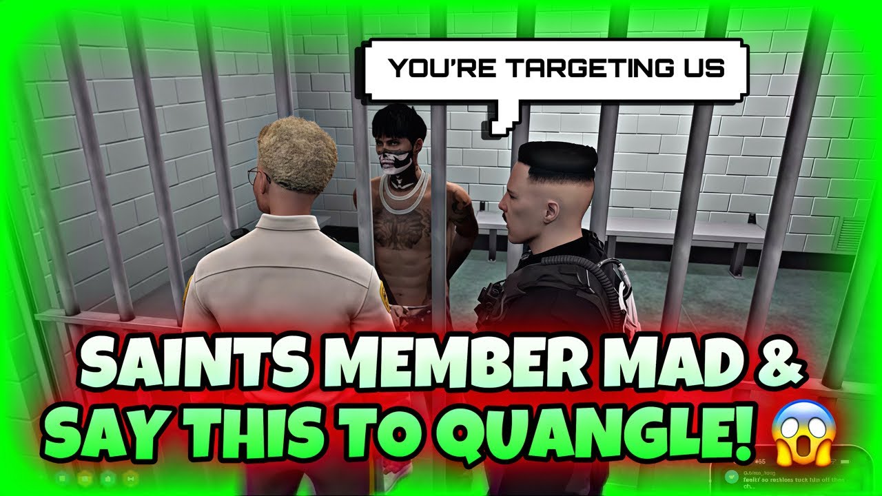Saints Member Say THIS To Quangle (SPICY) | NoPixel GTA RP | NoPixel ...