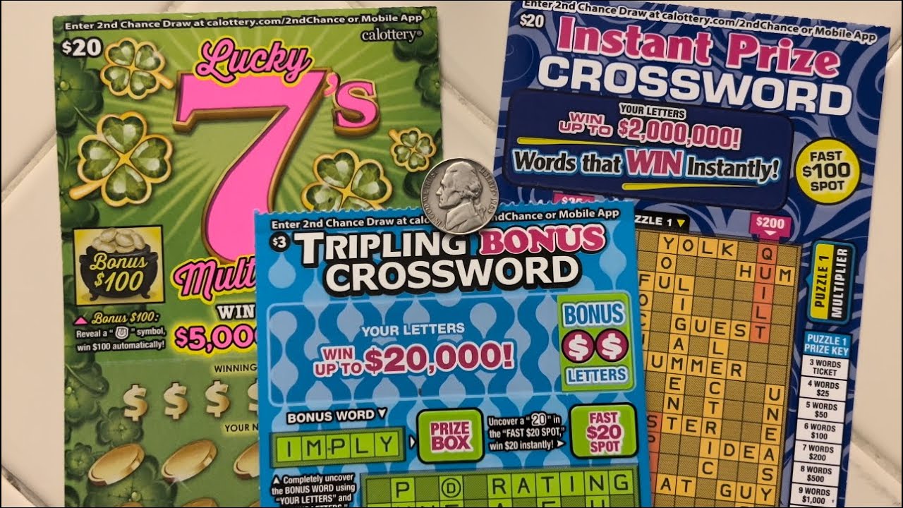 Lucky 7s, Instant Crossword & Tripling Crossword! - YouTube
