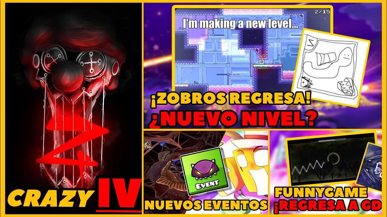 ZOBROS Y FUNNYGAME REGRESAN CON NUEVO NIVEL, DAVJT ANUNCIA CRAZY IV ...