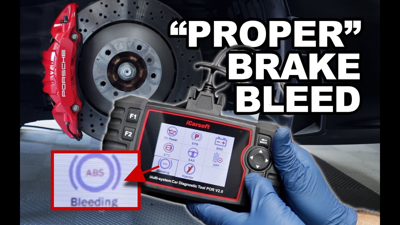 Should You Bleed the ABS? | Porsche GT4 Bleed and Flush - YouTube