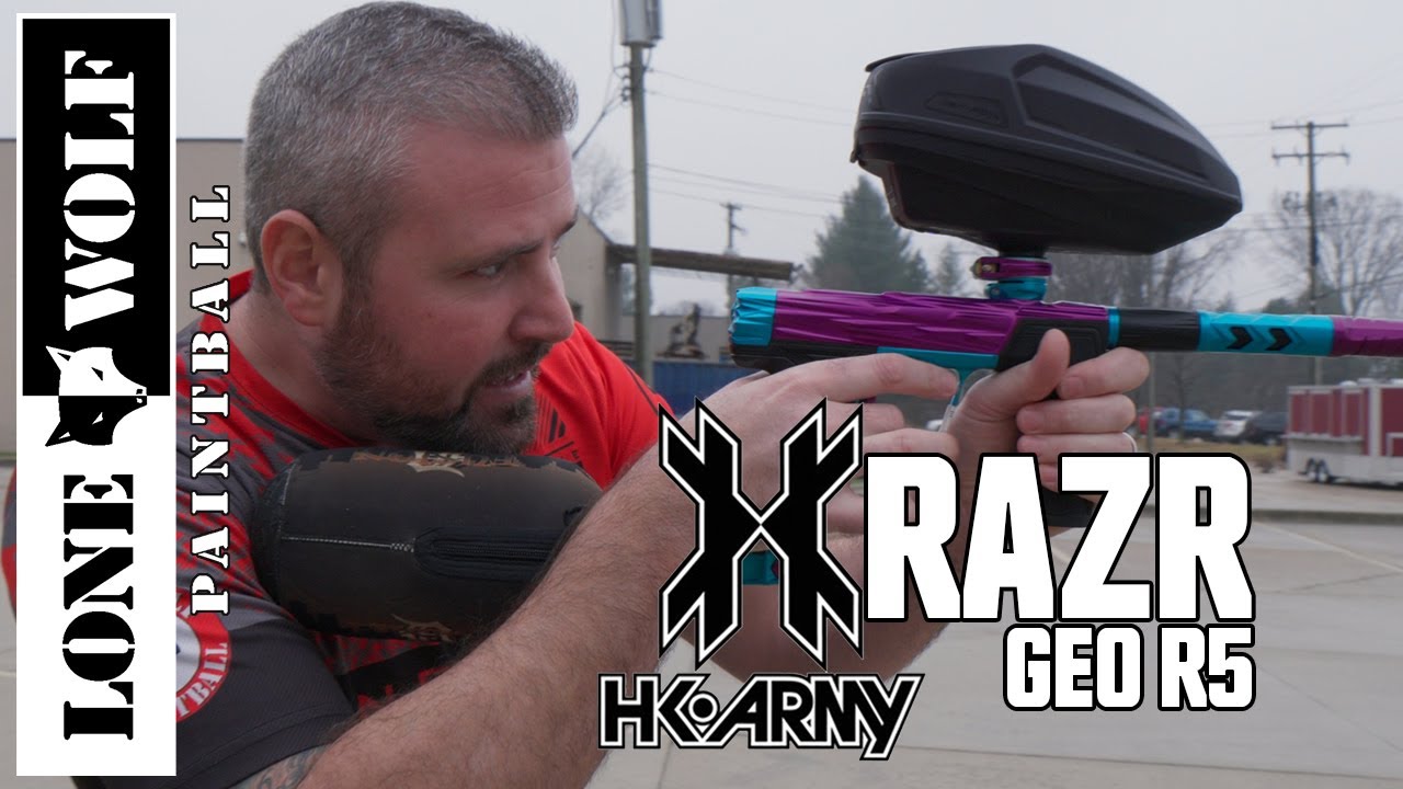 HK Army RAZR Geo R5 Paintball Marker | Lone Wolf Paintball - YouTube