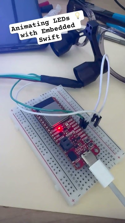 Animate LEDs with Embedded Swift on ESP32-C6 #coding #swift #embedded #esp32 - YouTube