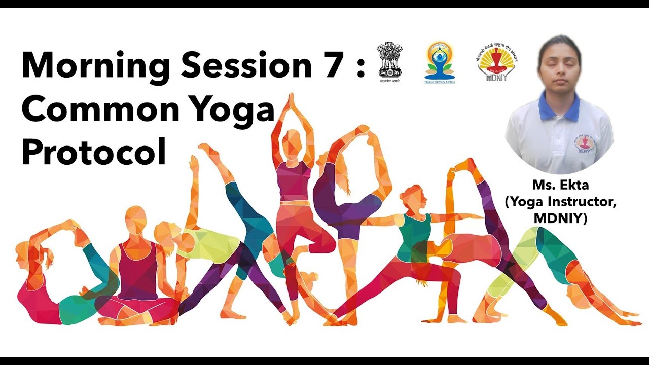 Morning Session 7: Training for Common Yoga Protocol - YouTube
