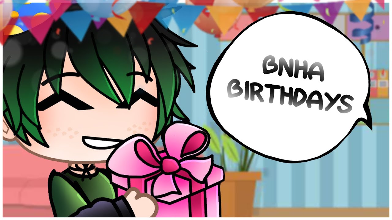 BNHA birthdays - YouTube