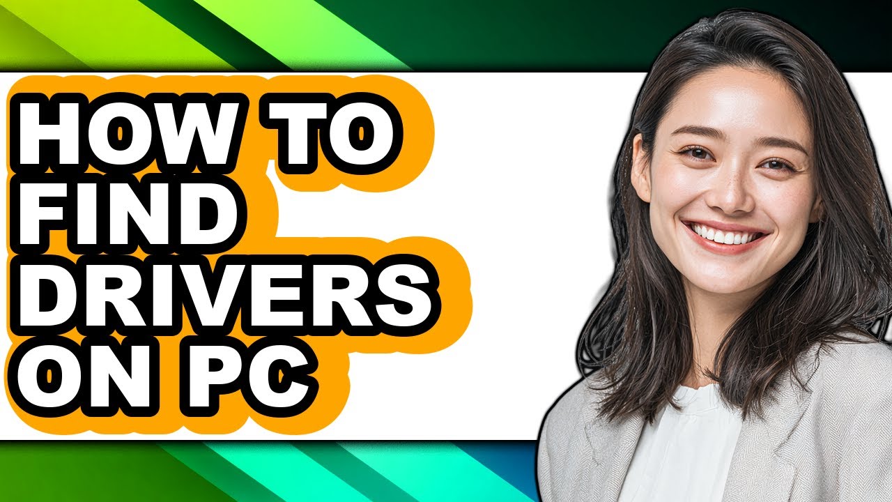 How to Find Drivers on Pc (easy Method) - YouTube