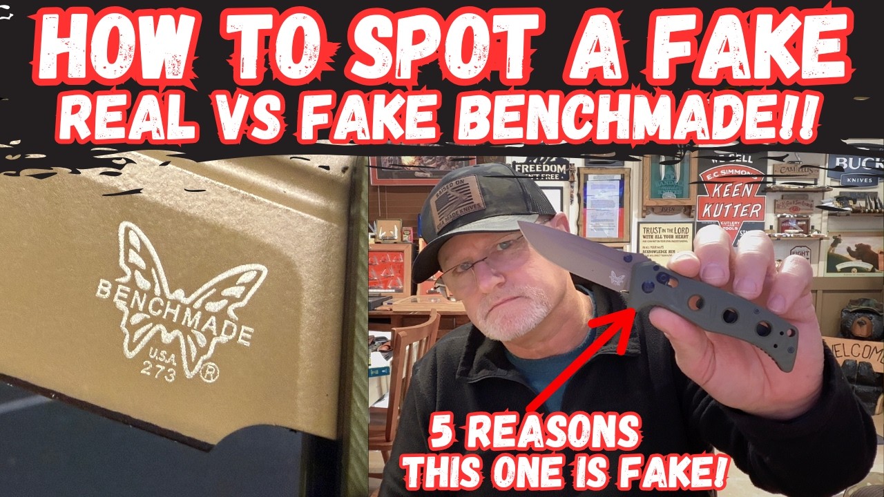 Fake vs Real Benchmade Mini Adamas: 5 Reasons This Knife is a Clone ...