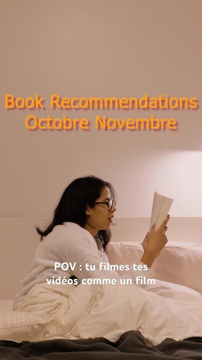 Ma première vidéo recommandation livre est en ligne sur ma chaineee # ...