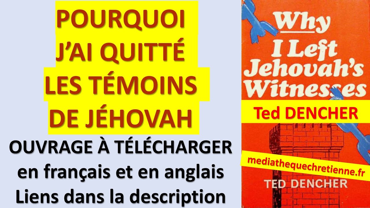 #9 WHY I LEFT JEHOVAH’S WITNESSES Ted DENCHER - YouTube