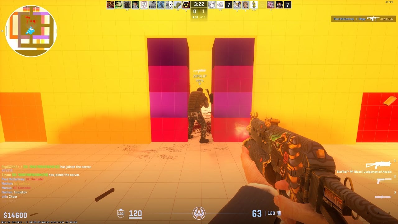 CS2 Zombie Escape: ze_colorlicouspilar_p - YouTube