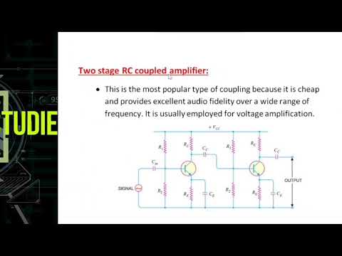 Two stage RC coupled amplifier - YouTube