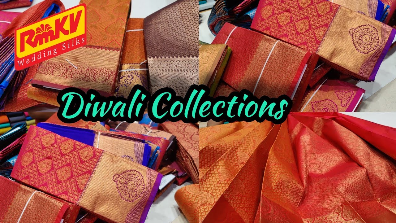 RMKV Diwali Special Silk Saree Collections/Tnagar RMKV Trendy Copper ...