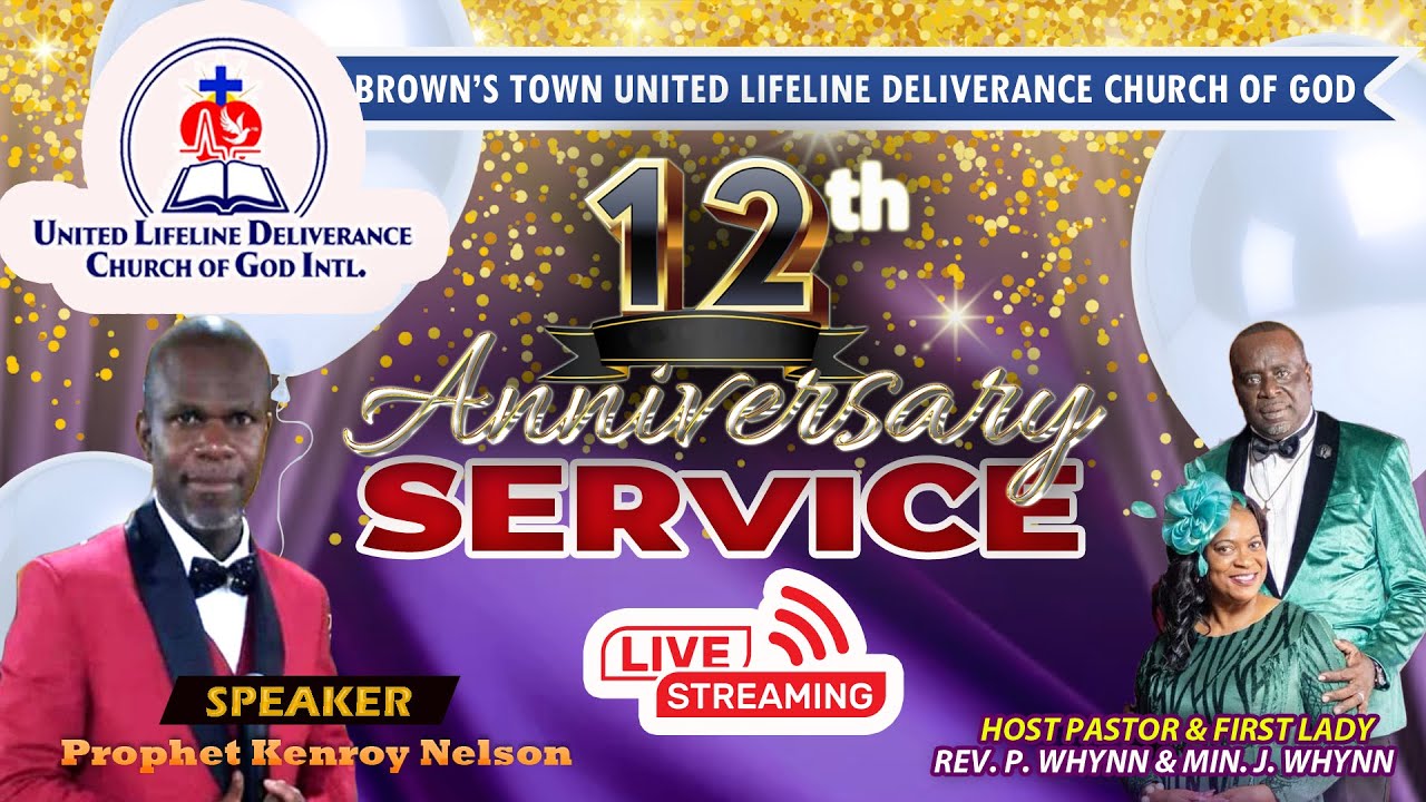ANNIVERSARY SERVICE || May 4, 2025 || Prophet Kenroy Nelson - YouTube