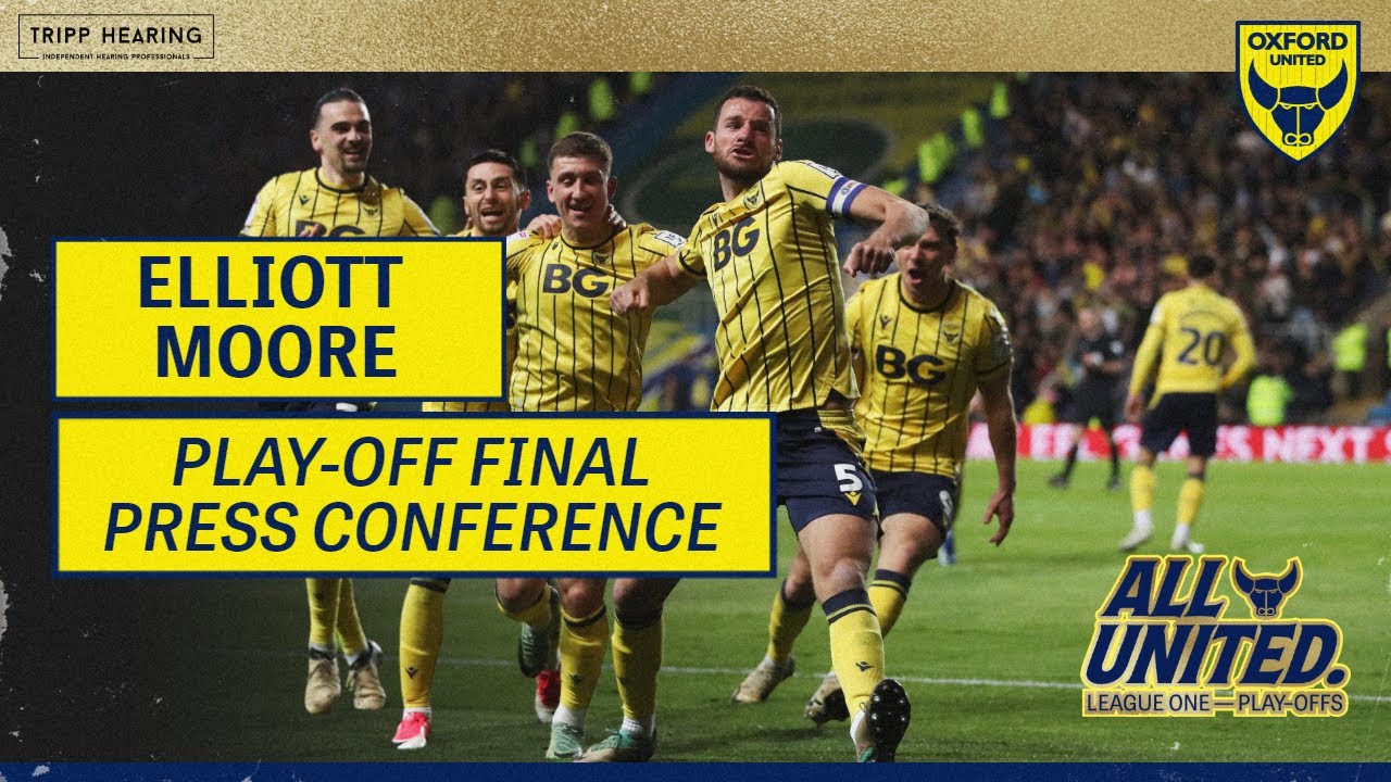 Elliott Moore | Play-Off Final Press Conference 🎙️ - YouTube