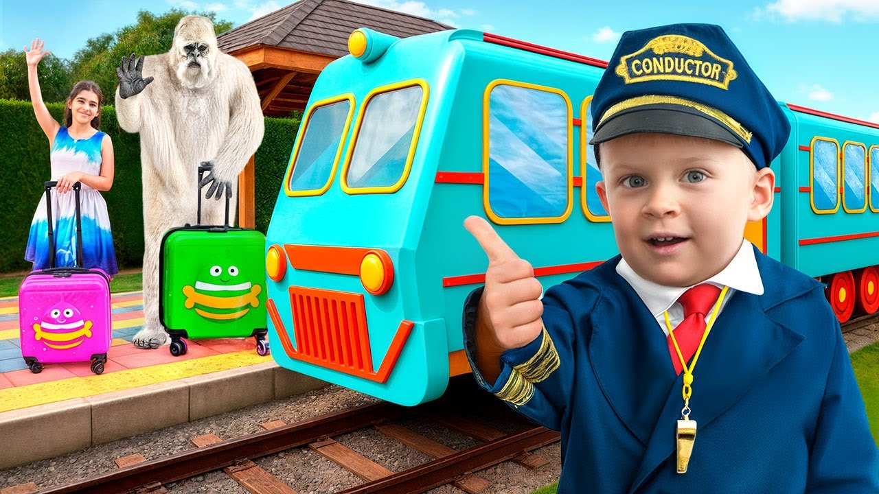 Oliver and Funny Train Adventure with Unusual Passengers - YouTube