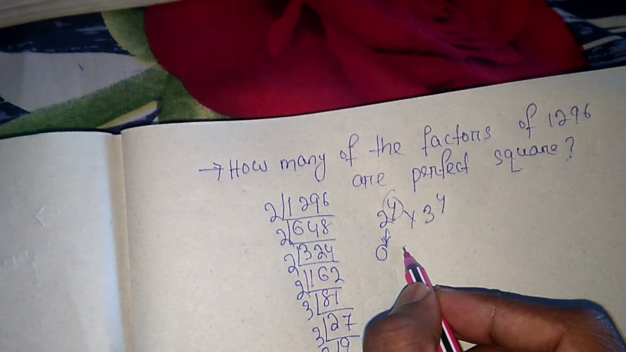 How Many Of The Factors Of 1296 Are Perfect Square By Trick Store YouTube