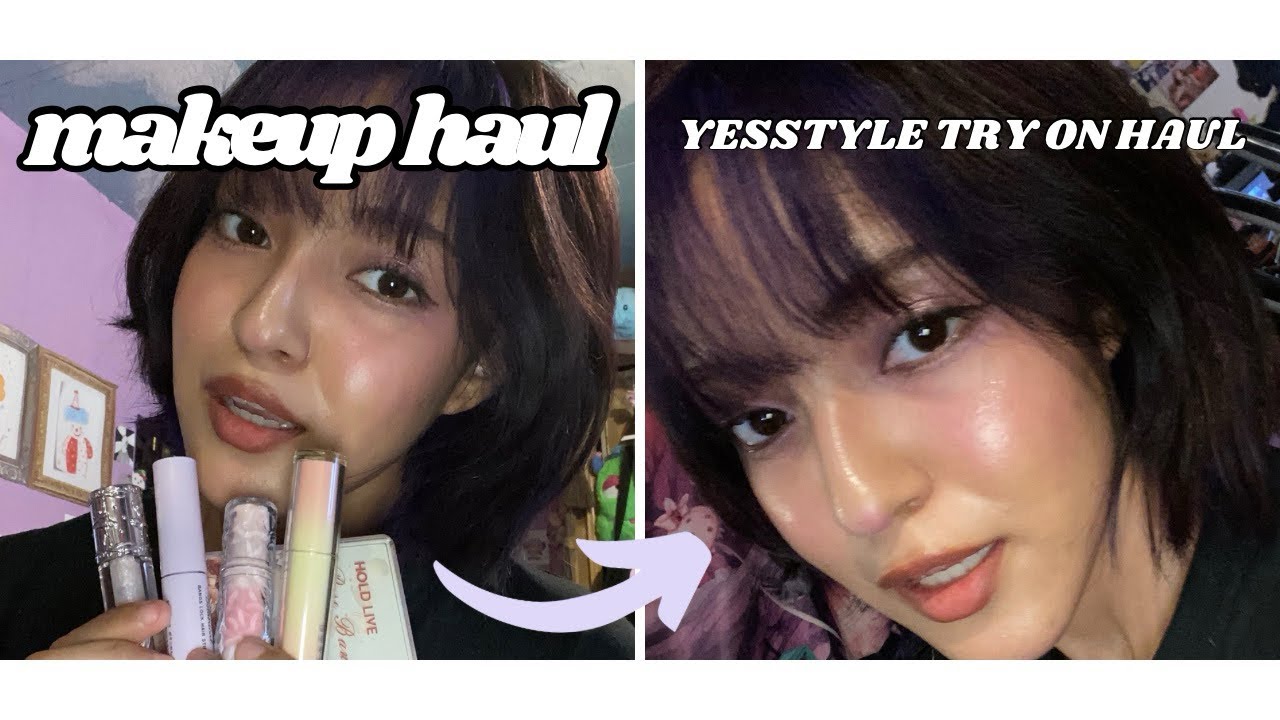 yesstyle makeup // try on haul ! ☆ - YouTube