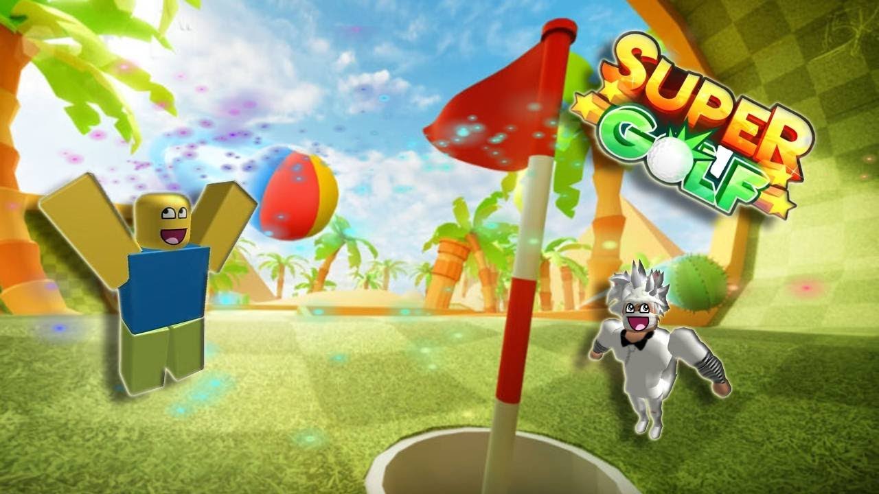 JUGANDO SUPER GOLF!! EN ROBLOX - YouTube