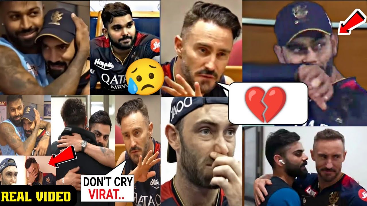 Virat kohli and Rcb player crying in dressing room after getting ...