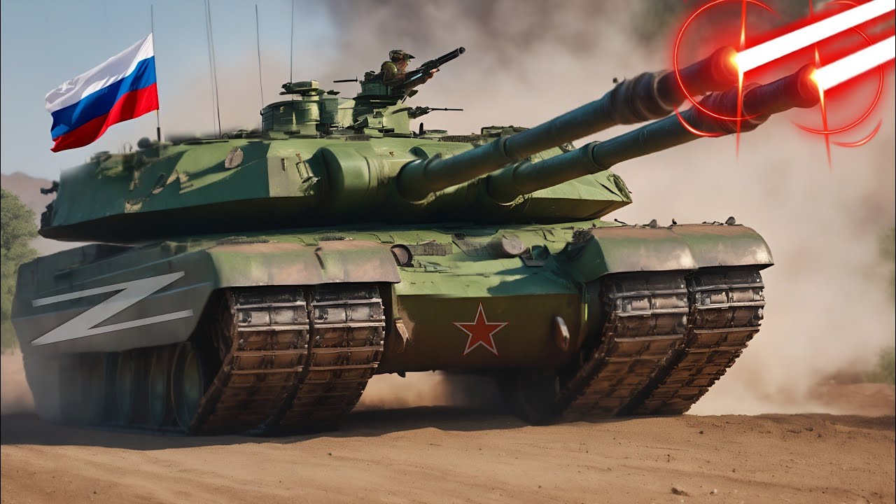 Open War! Russian Laser Tank Troops Attack Enemy Fortress, Dozens of ...