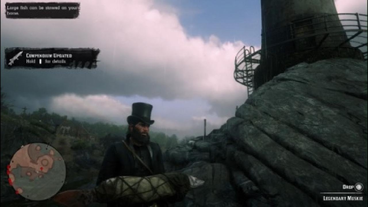 Abraham Lincoln Catches the Legendary Muskie RDR2 - YouTube