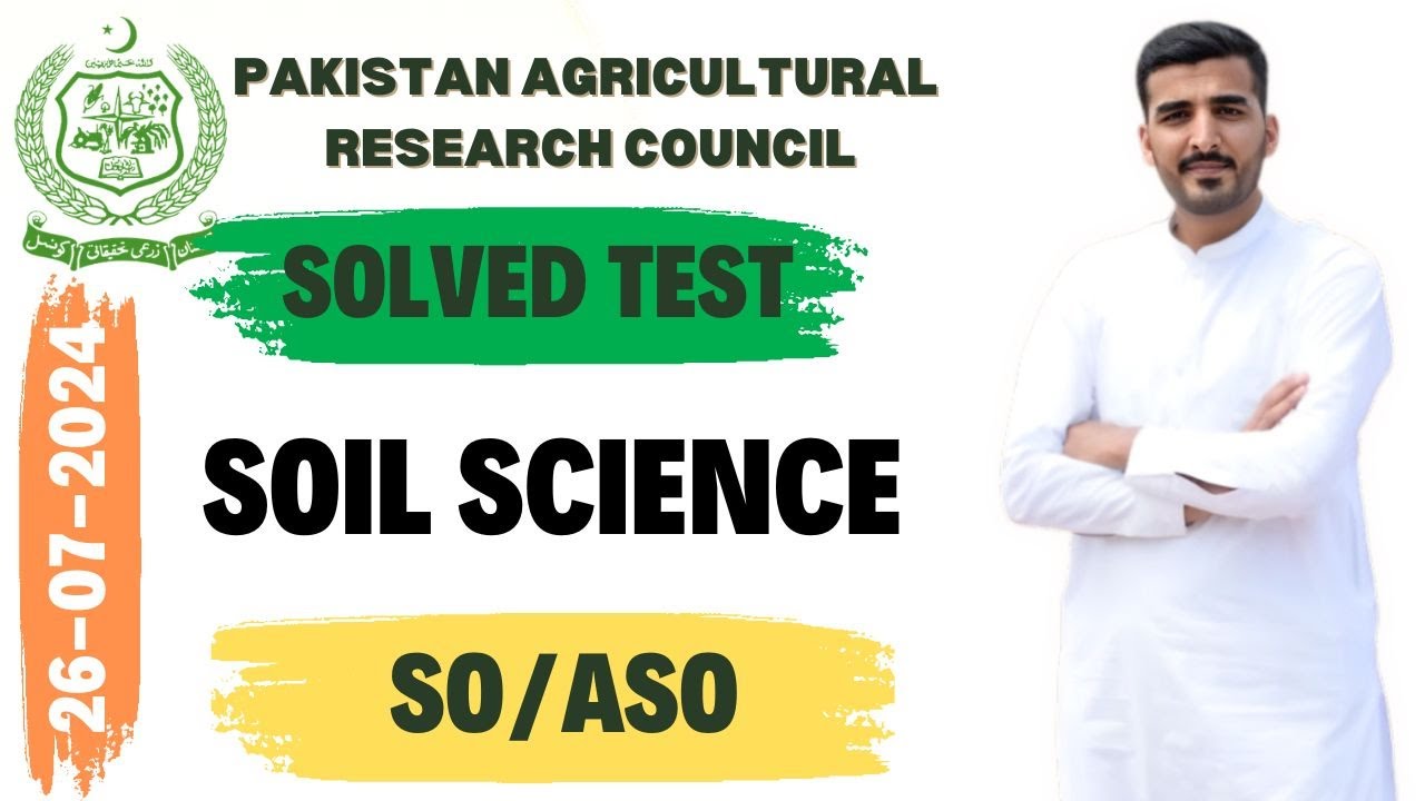 Soil Science Solved | Scientific Officer and Assistant Scientific ...