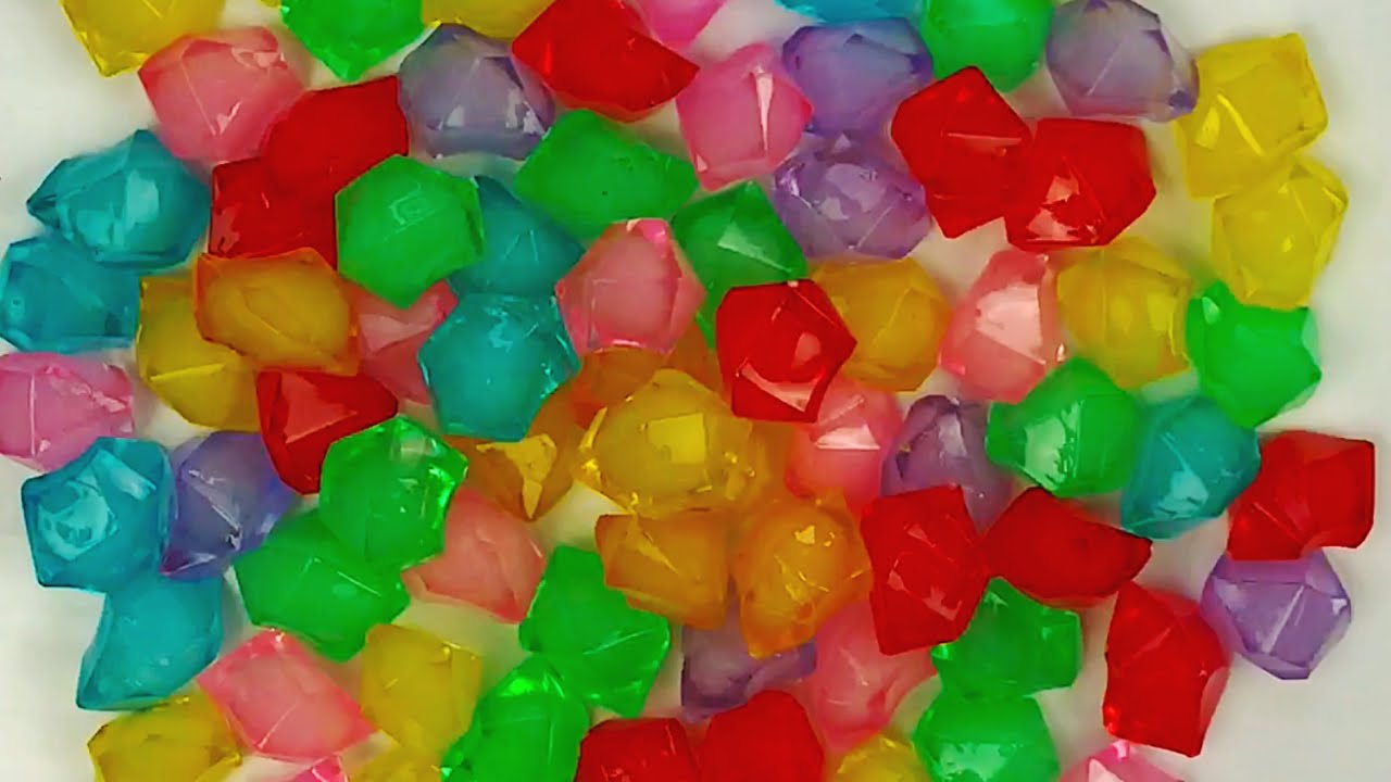 MIXING SLIME WITH COLORED DIAMONDS.Satisfying Compilation. - YouTube